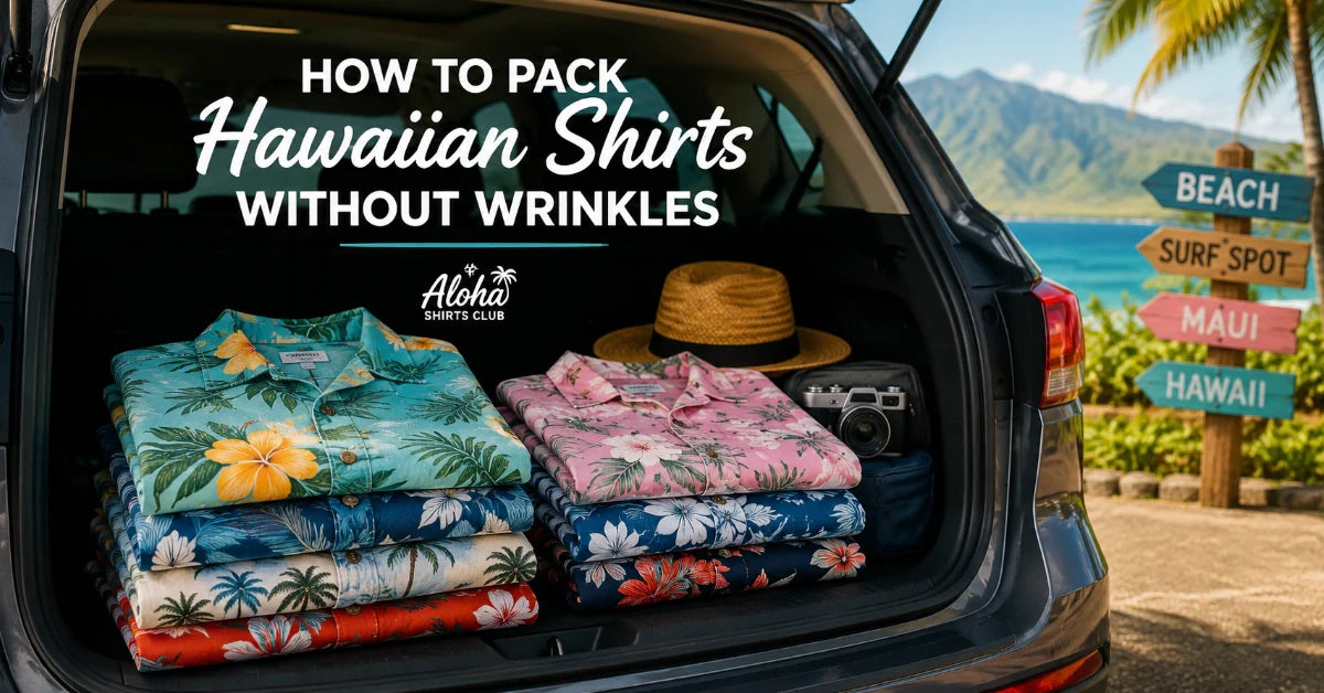 How to Pack Hawaiian Shirts Without Wrinkles for Travel – Aloha Shirts Club