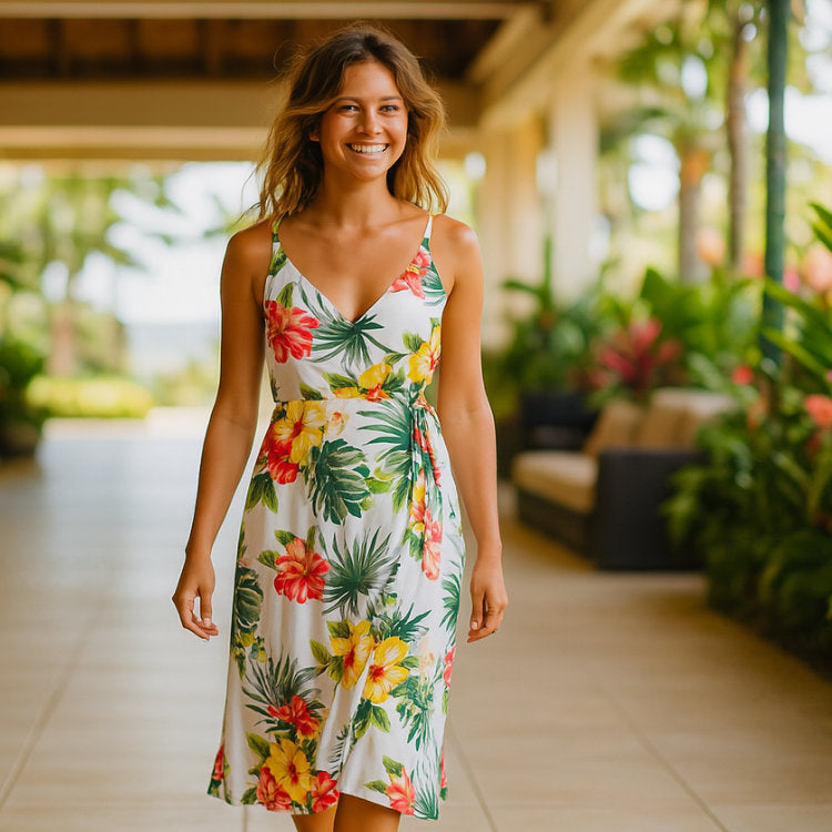 Mid-Length Hawaiian Dresses – Shop Aloha Midi Styles– Aloha Shirts Club