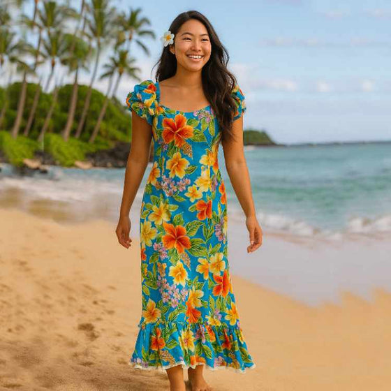 Hawaiian Dresses Made in Hawaii | Shop Midi, Muumuu & Maxi Styles– Aloha Shirts Club