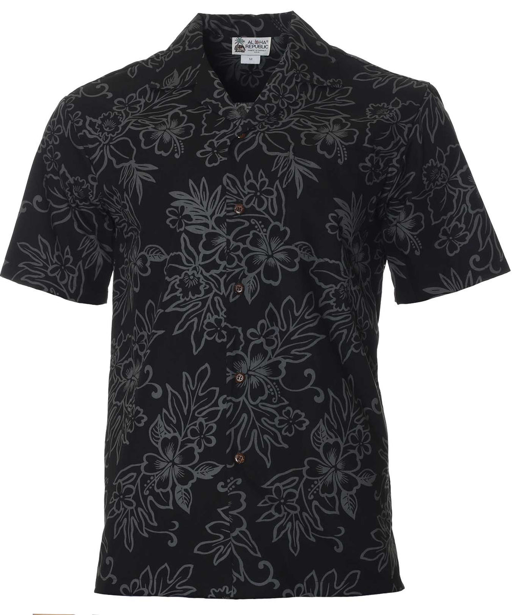 Hibiscus Aloha Cotton Men's Shirt | Aloha Shirts Club – Aloha Shirts Club