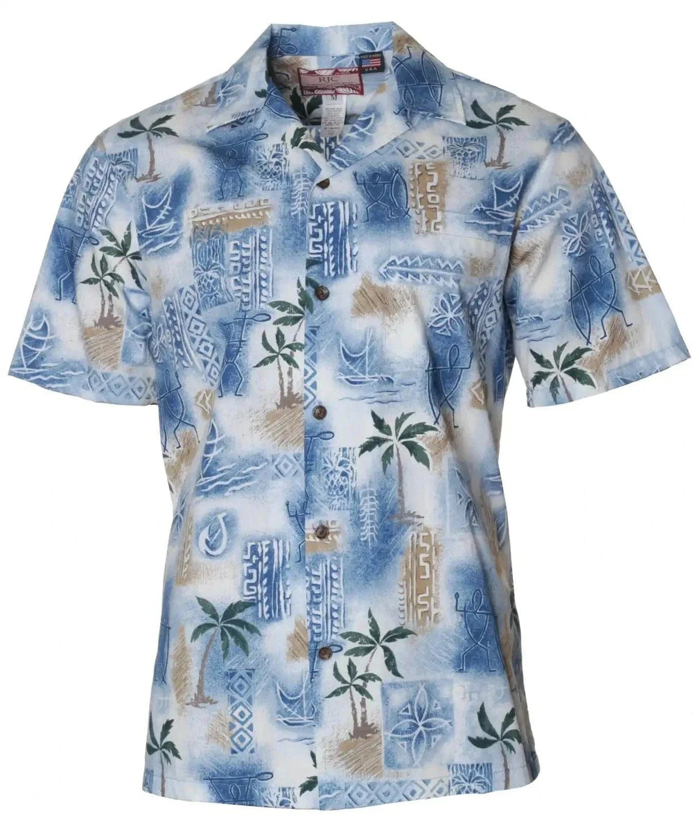 Hawaiian Island Tribal Aloha Shirt– Aloha Shirts Club